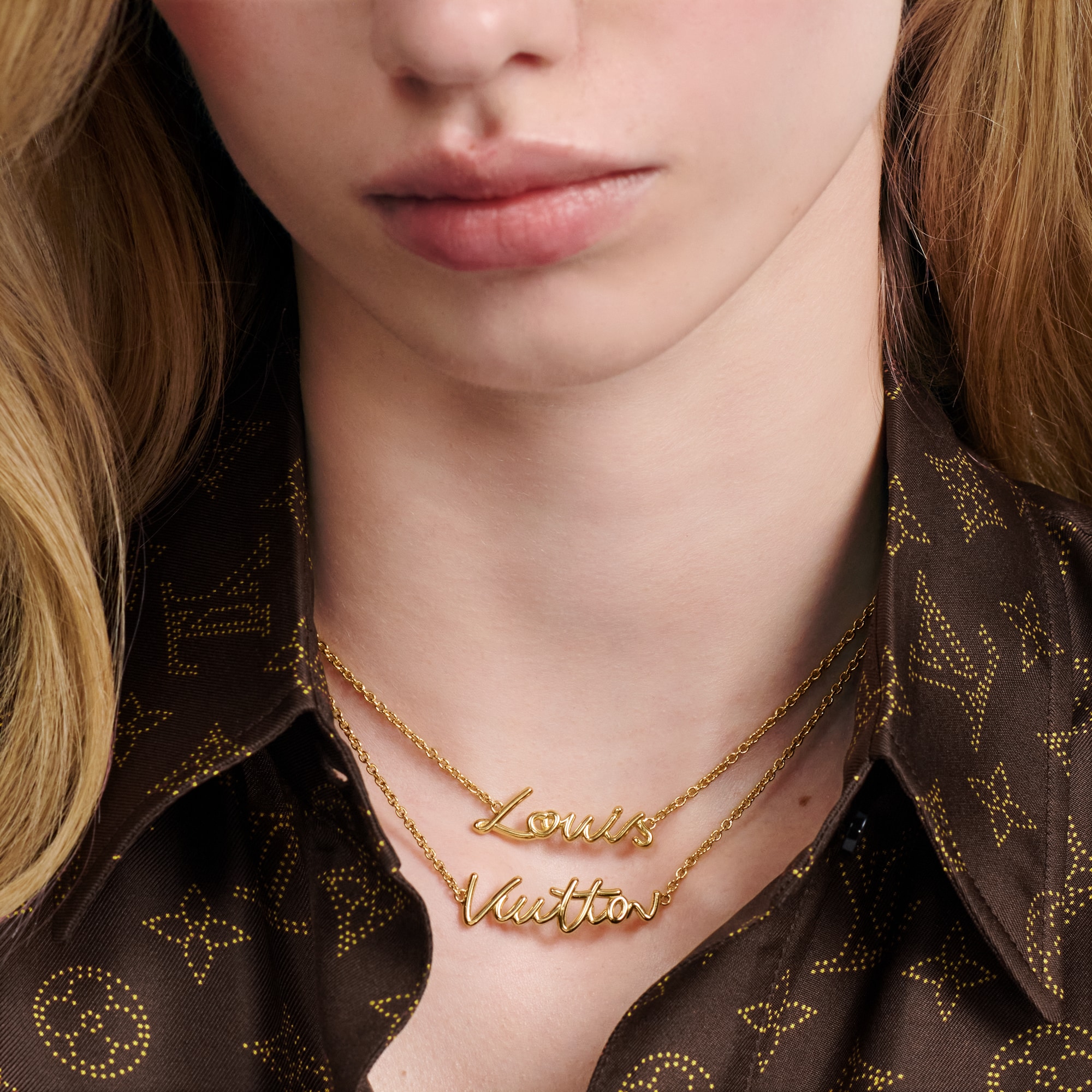 LV Script Necklace S00 - Women - Fashion Jewelry | LOUIS VUITTON